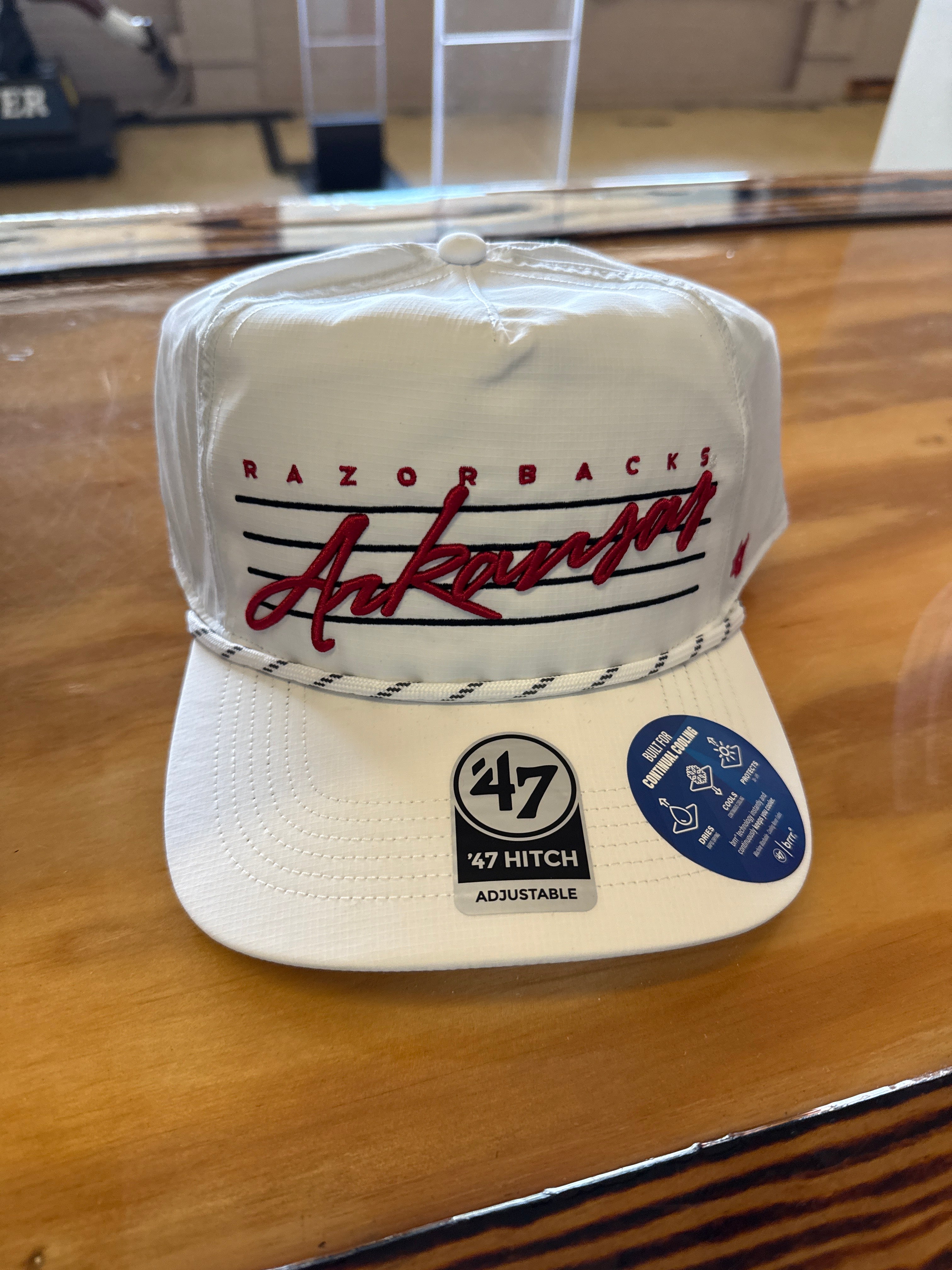 White Arkansas Razorback Hat – Dales Clothing Inc