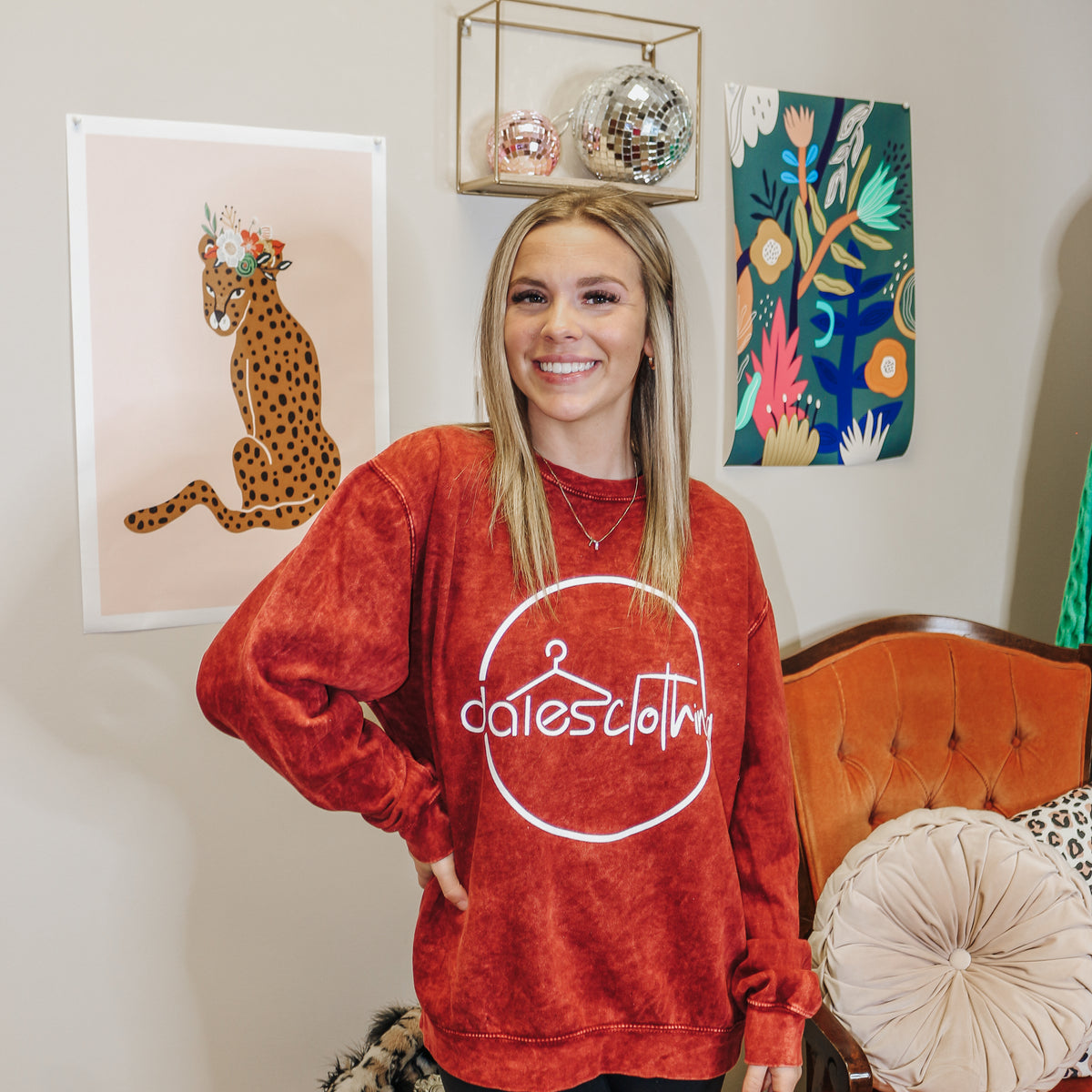 Dark Red Dales Logo Sweatshirt – Dales Clothing Inc