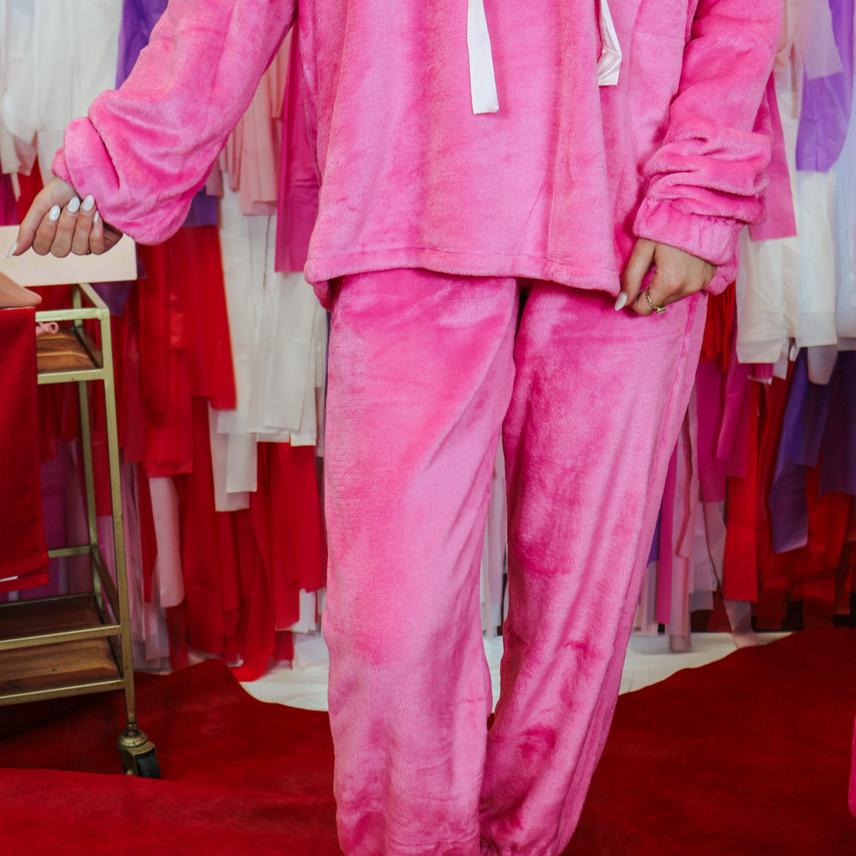 Better Together Pink Velvet Lounge Pants – Dales Clothing Inc