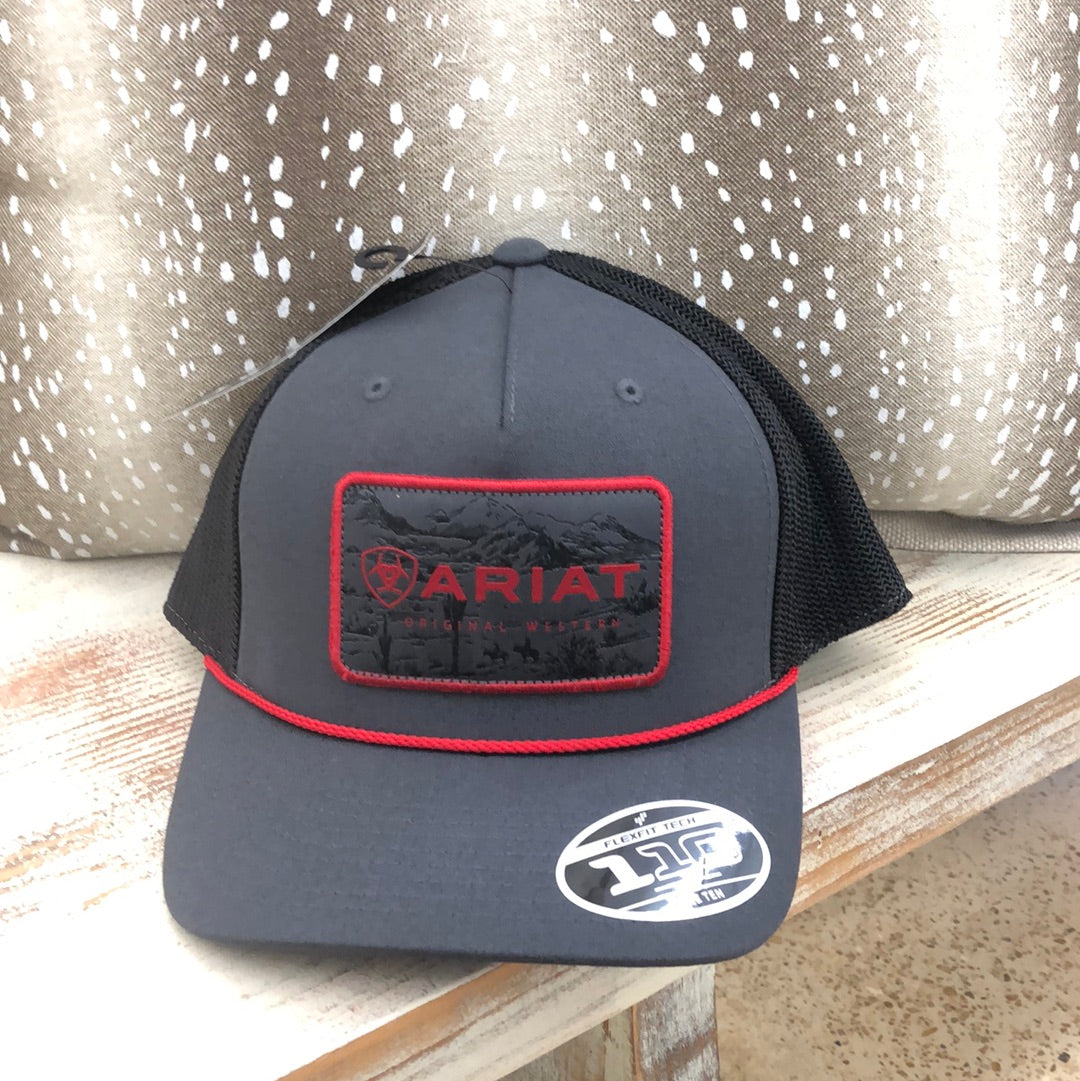 Ariat Men's Grey Rectangle Patch Hat – Dales Clothing Inc